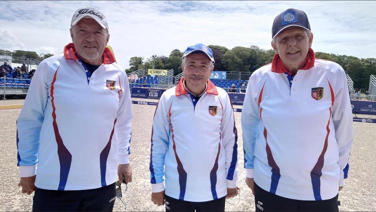 Guy Vinson, Christian Fazzino et Jean-Louis Cazemajou, Champions de ...