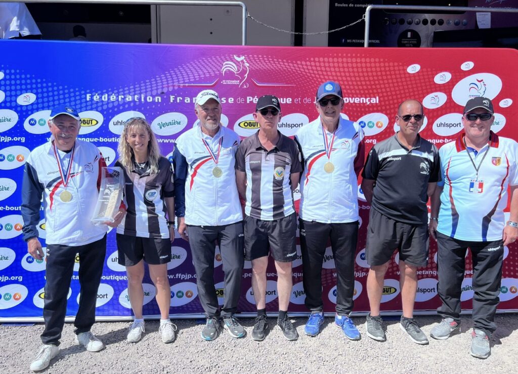 Guy Vinson, Christian Fazzino et Jean-Louis Cazemajou, Champions de ...