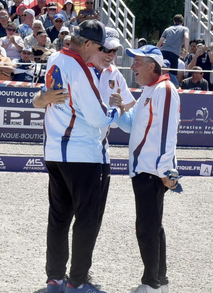 Guy Vinson, Christian Fazzino et Jean-Louis Cazemajou, Champions de ...
